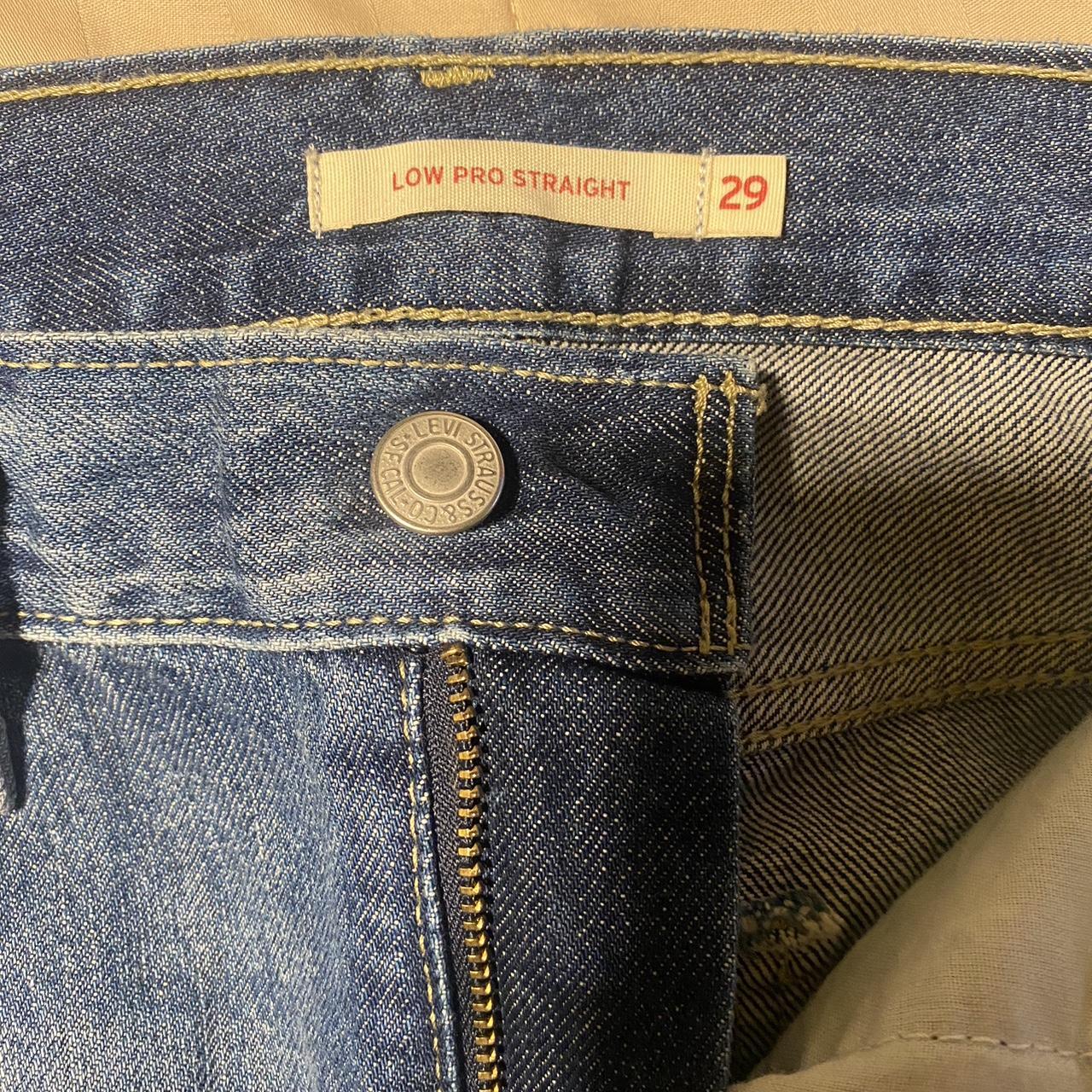 Levi’s low pro straight jeans in size 29.... | Depop
