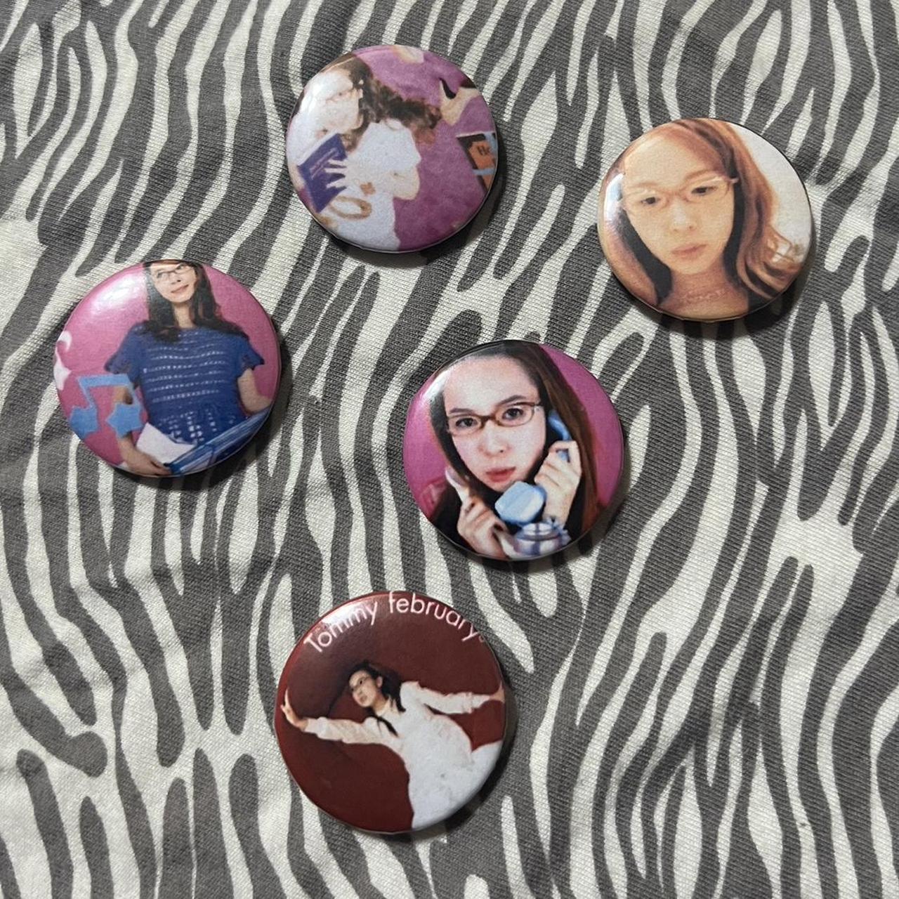 5 Tommy February6 Pins handmade by me