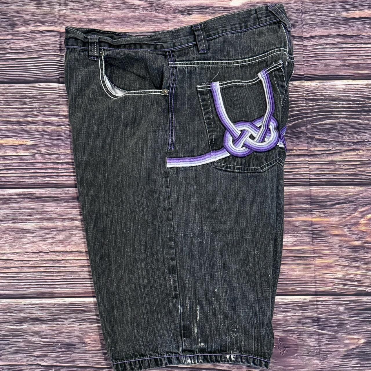 Y2K Evolution In Design Baggy Jorts Waist... - Depop