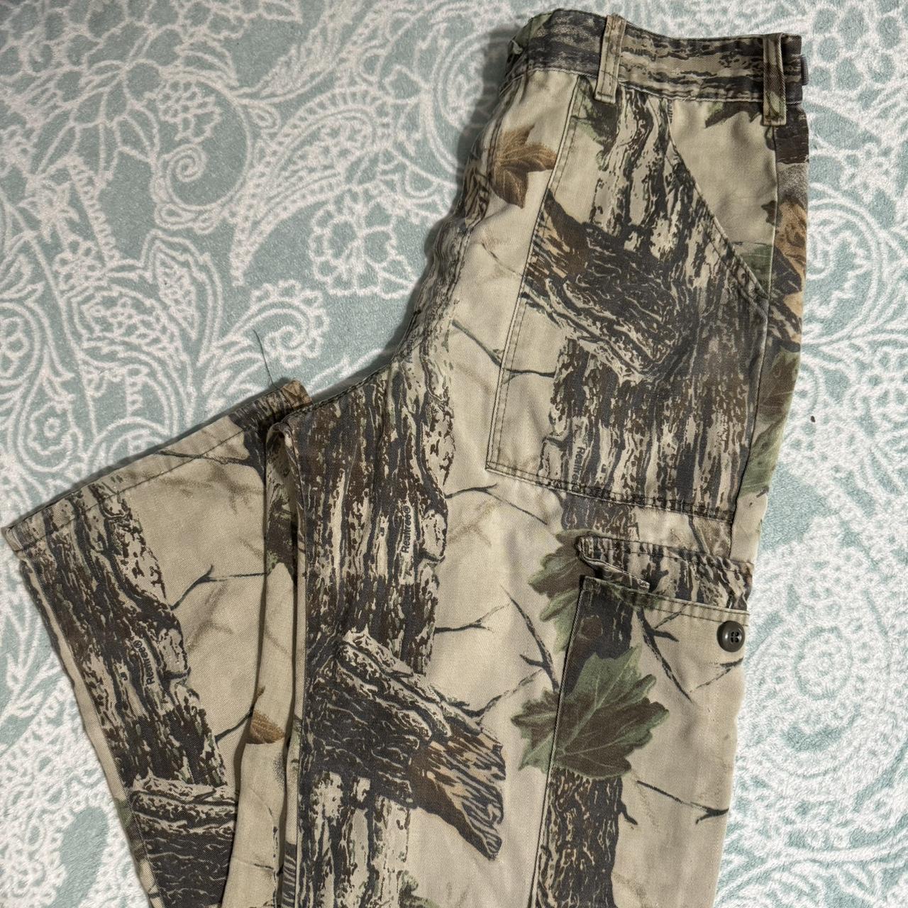 Oversized Realtree Camo Cargo Pants bought at... - Depop