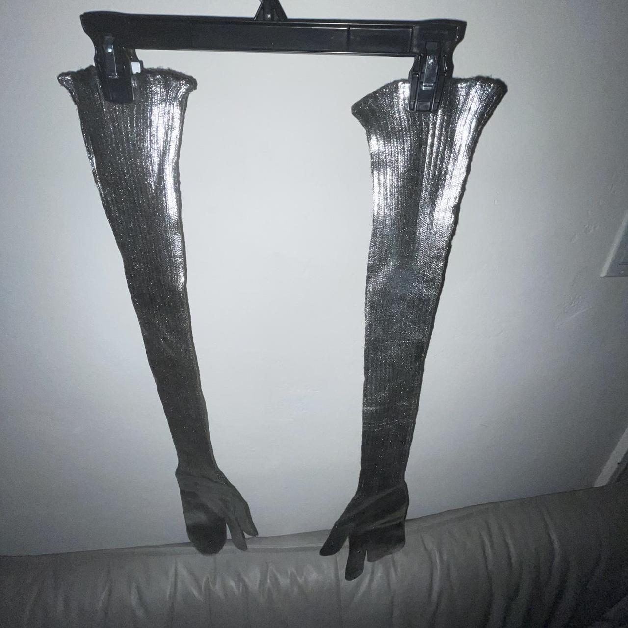 Maison margiela mm6 opera metallic tabi mittens #mm6... - Depop