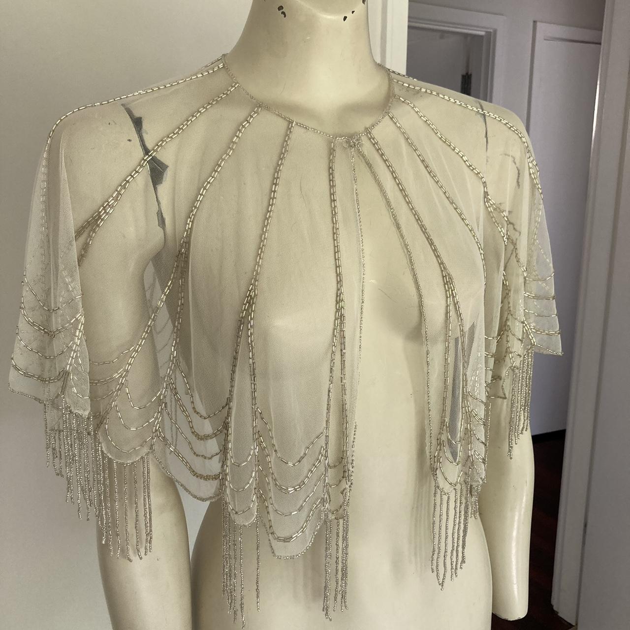 Vintage Y2K Deco Look Evening Stretch Fairy Mesh... | Depop