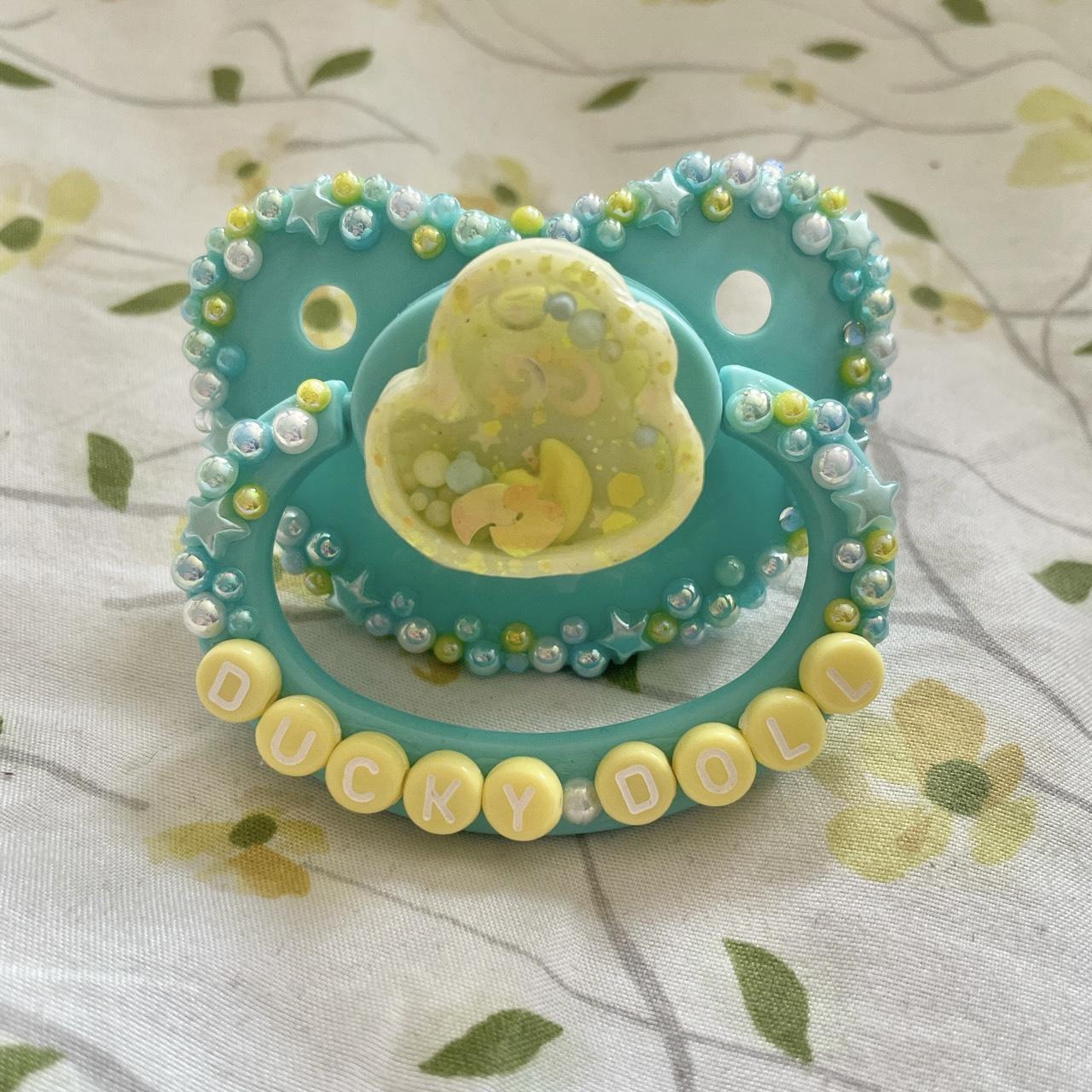 Blue Adult Ducky Deco Pacifier. Never used! It’s a... | Depop