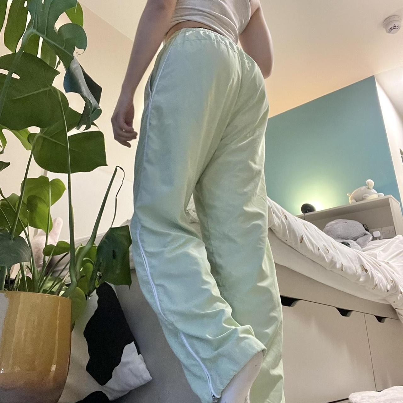 Mint Green baggy trackies Tracksuit bottoms,... - Depop