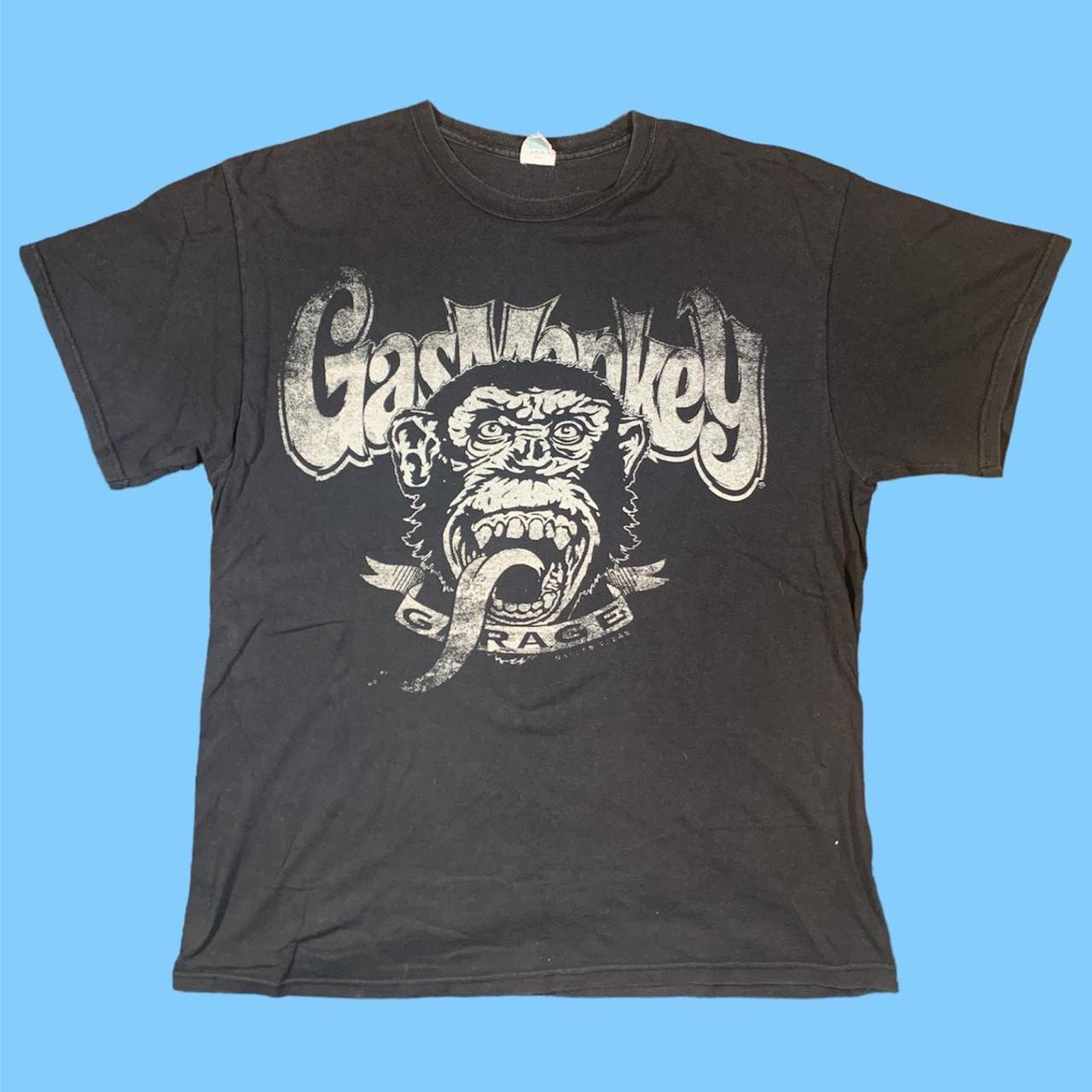 Vintage Style Gas Monkey Garage Graphic T Shirt... - Depop