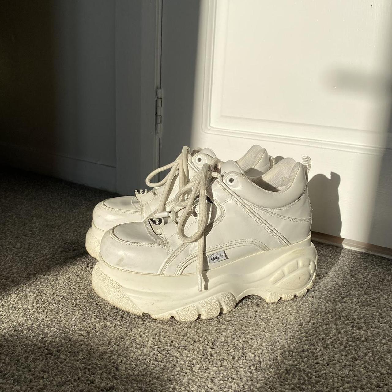 White buffalo shoes in size UK 5 - quite worn but... - Depop