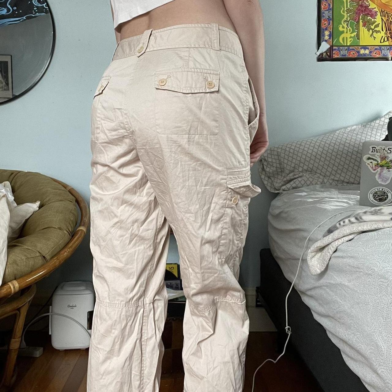 Light pink cargo pants 🤍 #streetwear #indie #skater... - Depop