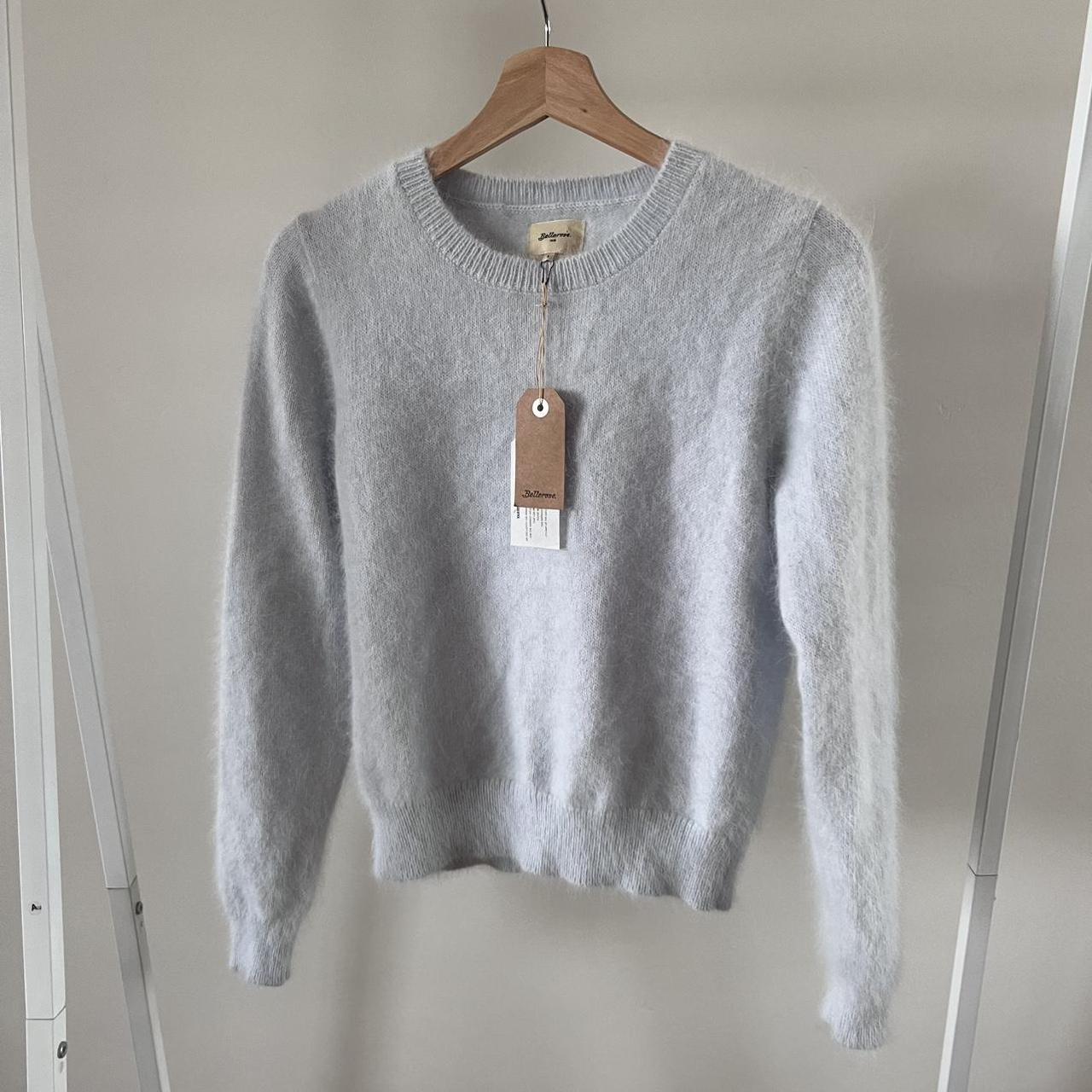 Insane brand new with tags light blue angora... - Depop