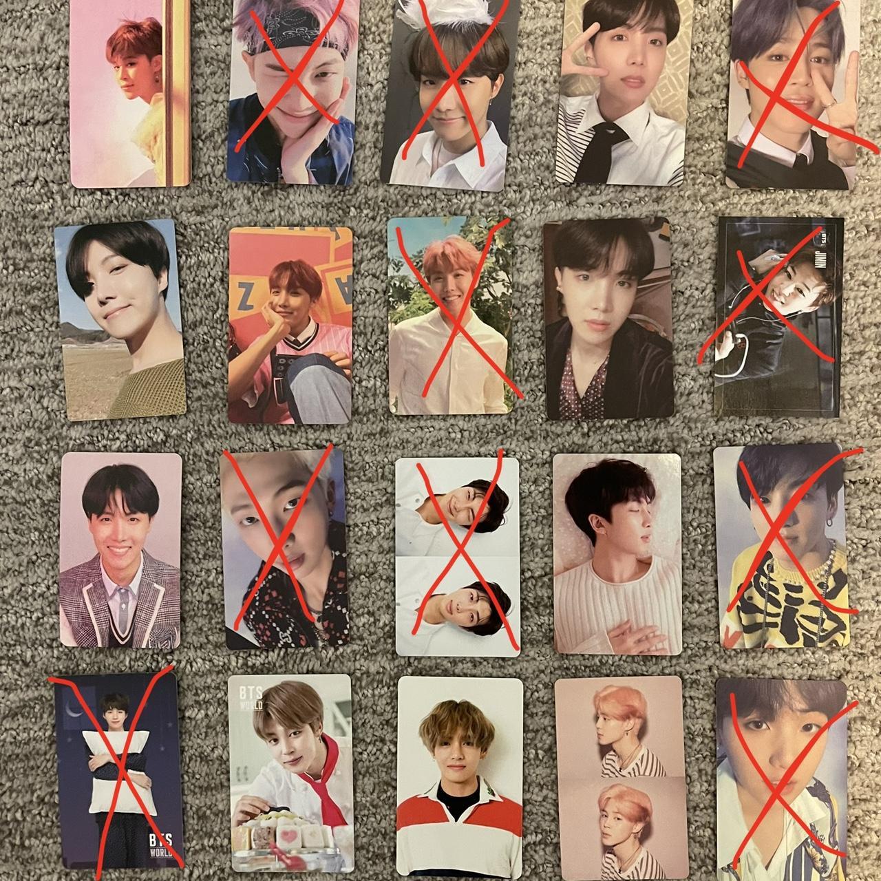 Official BTS photo cards! All cards came with their... - Depop