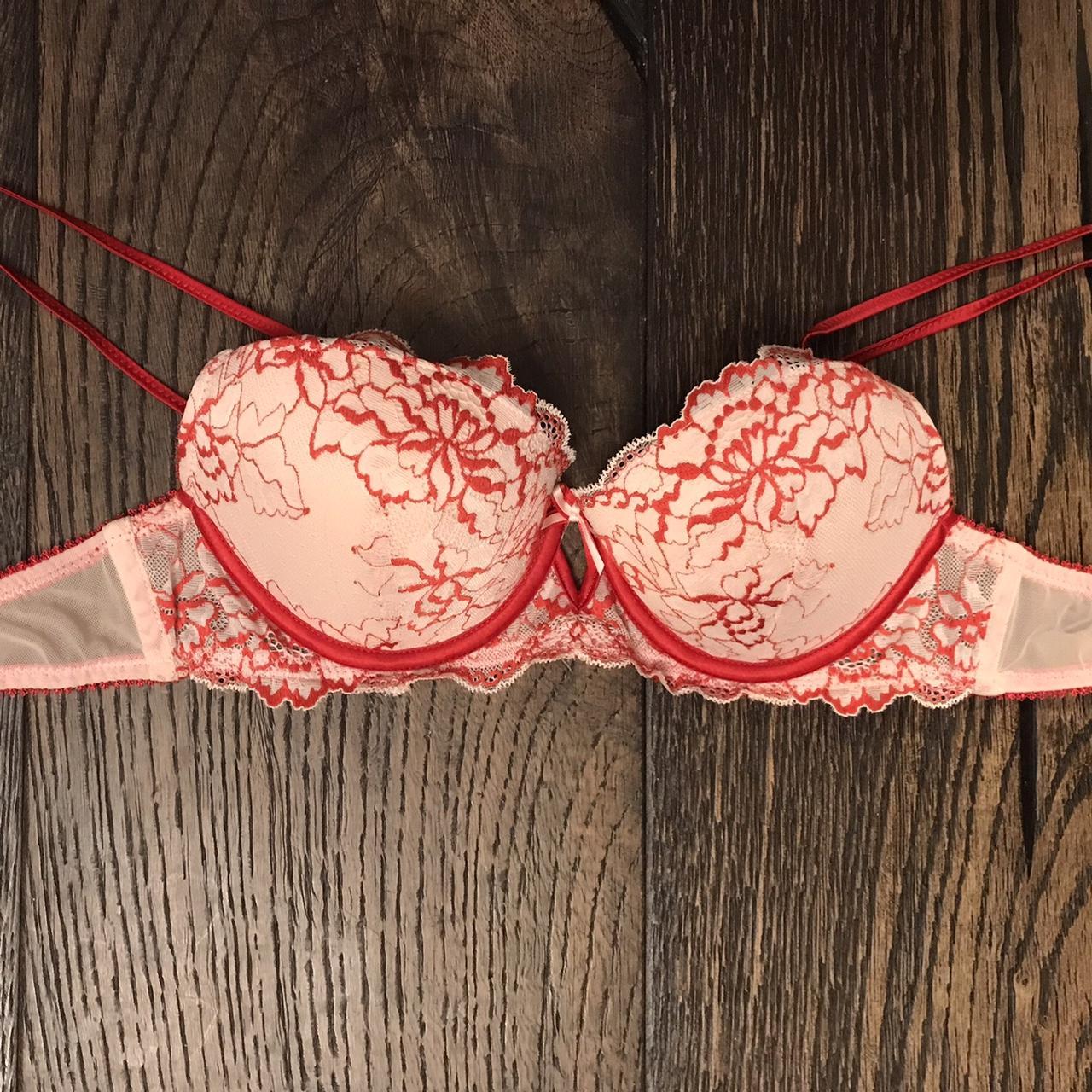 Primark Secret Possessions embroidered mesh floral... - Depop