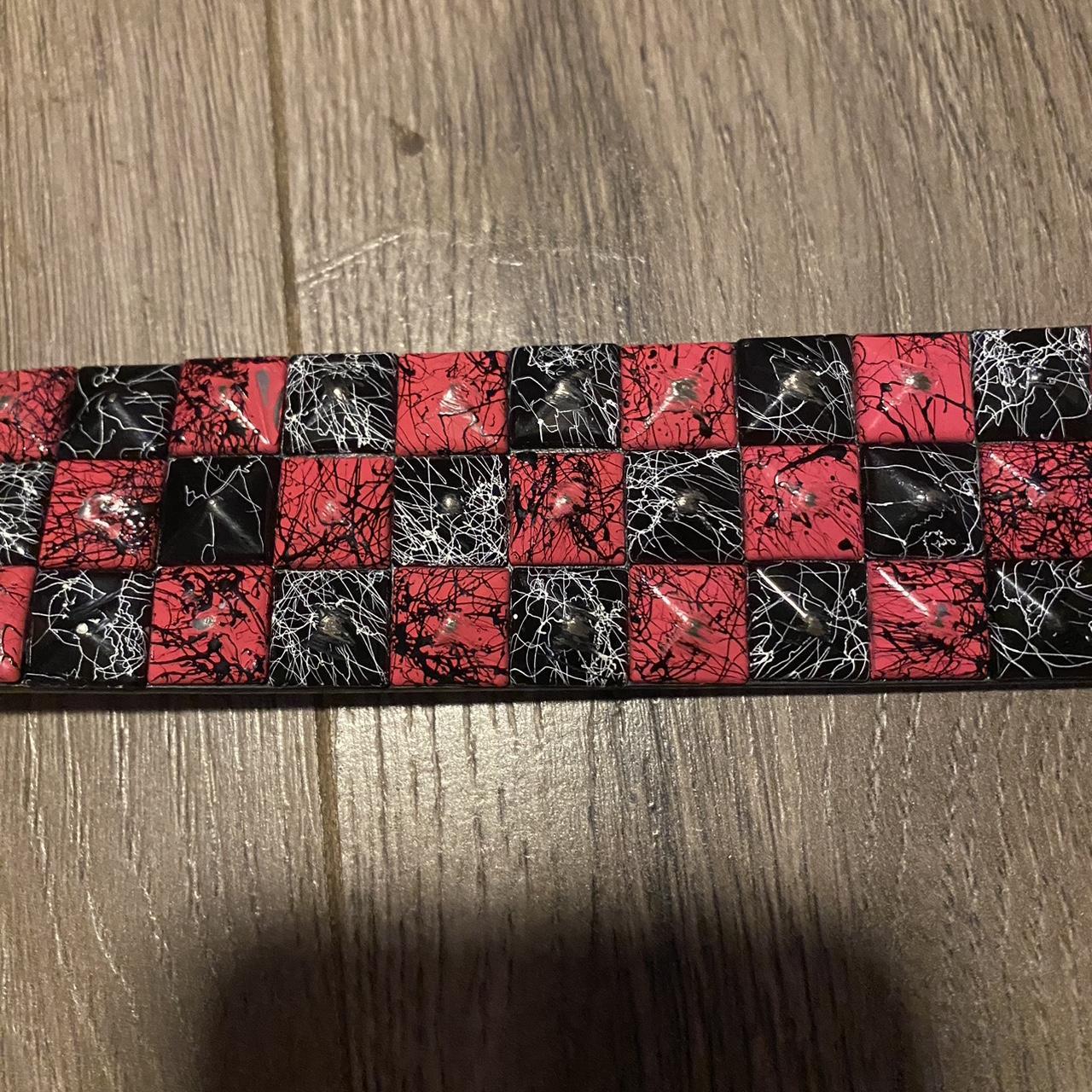 cute emo studded belt, would fit a 33”-37” waist... - Depop