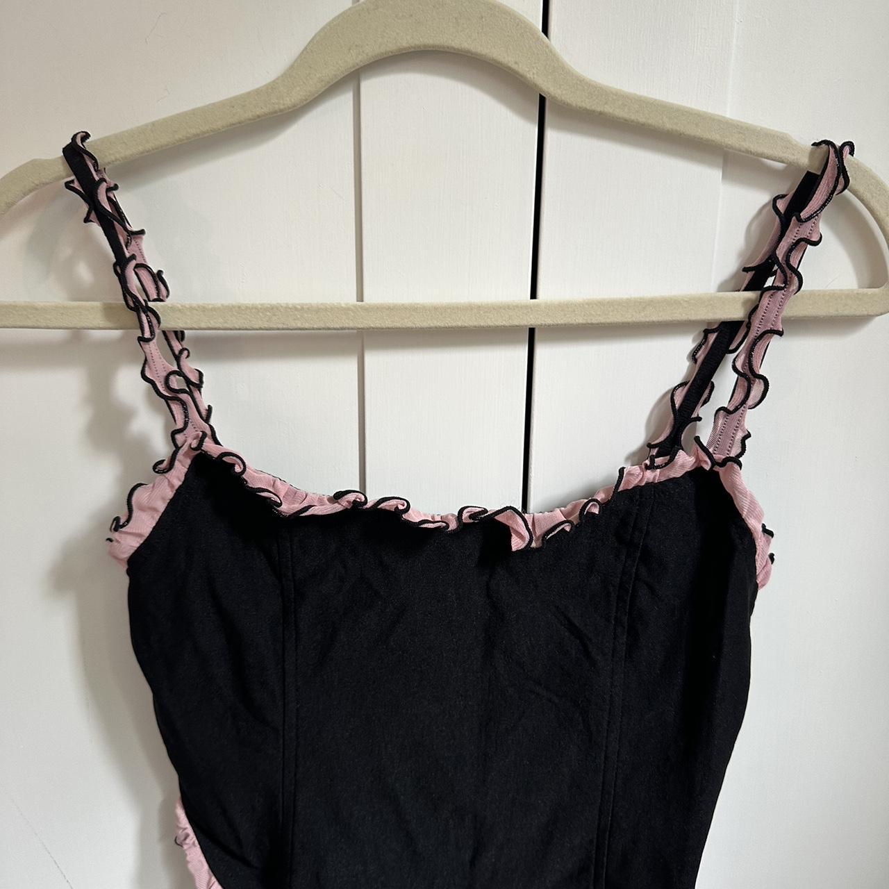 Motel Rocks corset hardly worn so cute tie up... - Depop