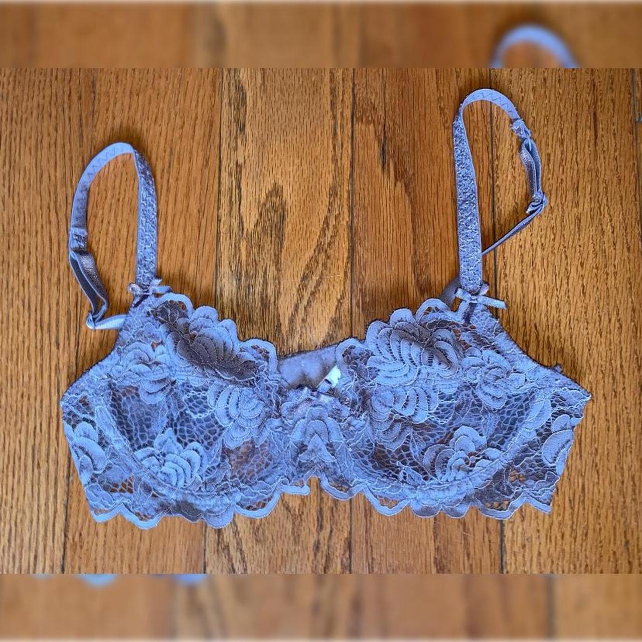 Adore Me Womens Purple Bra Depop