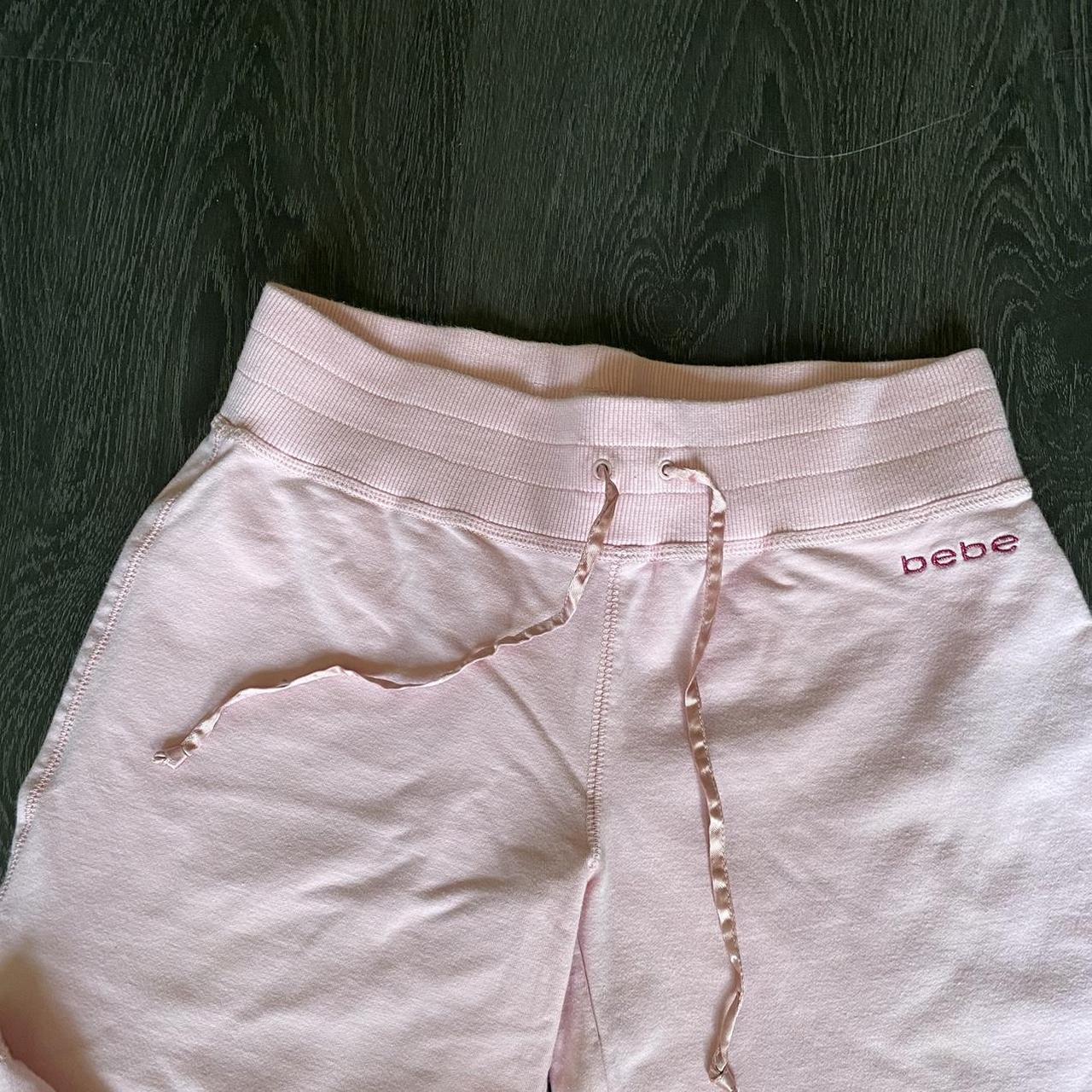 Bebe Women's Pink Joggers-tracksuits | Depop