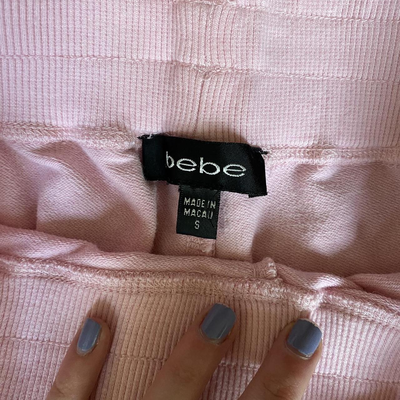 Bebe Women's Pink Joggers-tracksuits | Depop