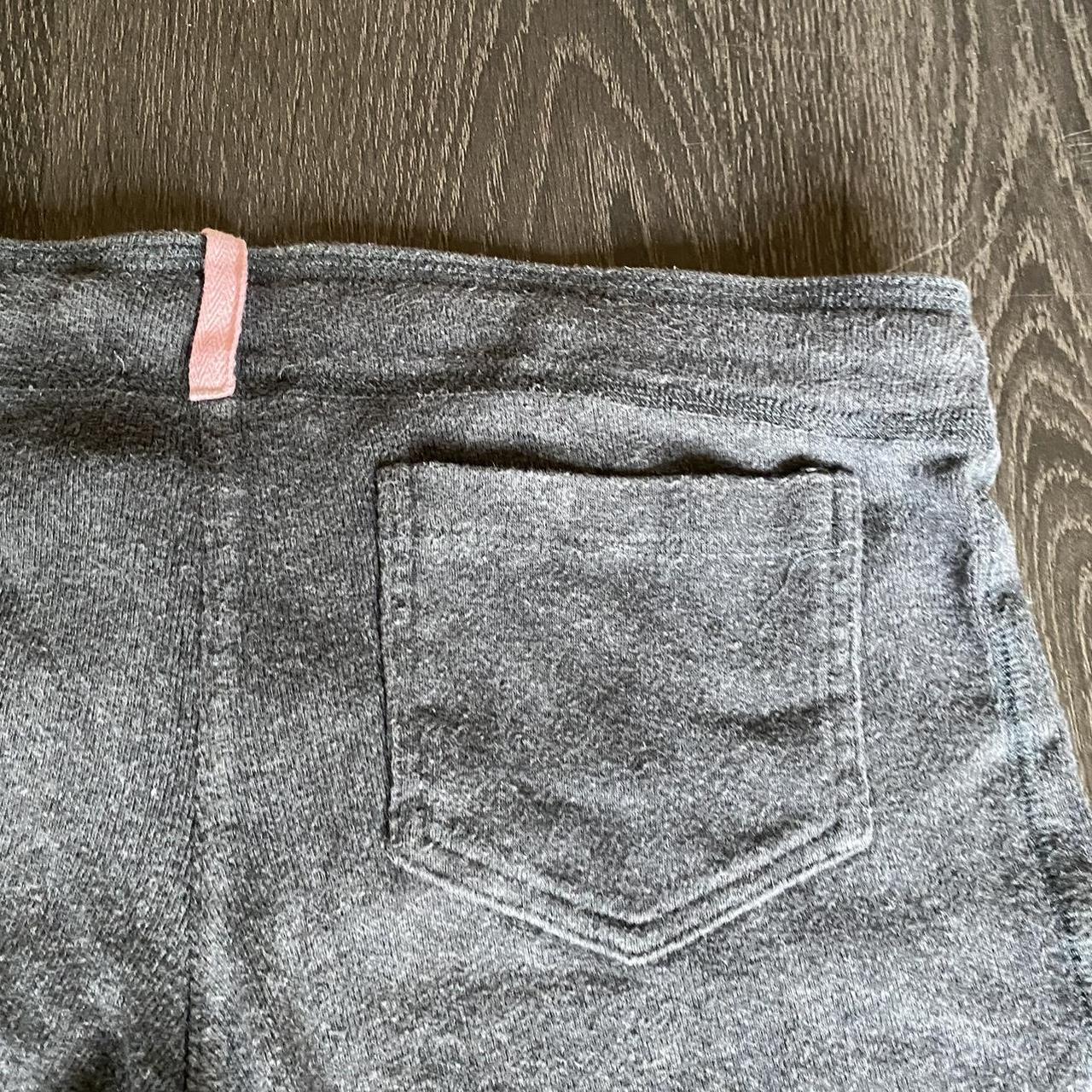 Bebe Women's Grey and Pink Joggers-tracksuits | Depop