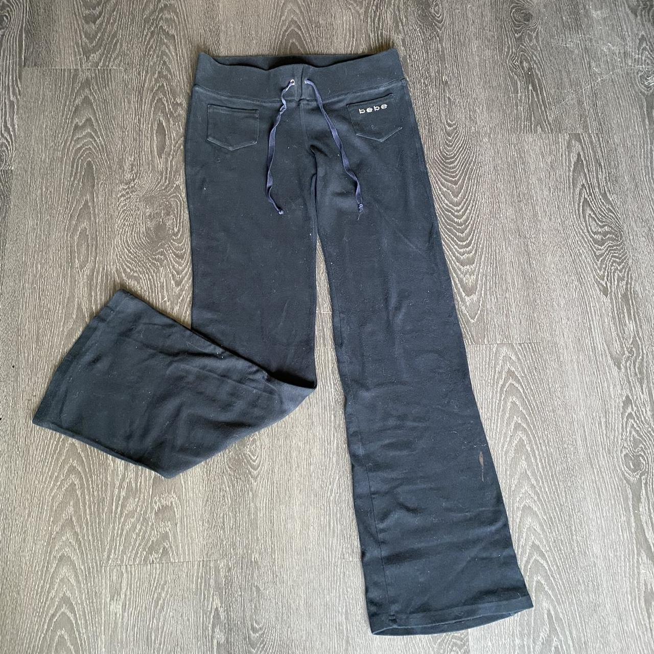 Bebe Women's Black Joggers-tracksuits | Depop