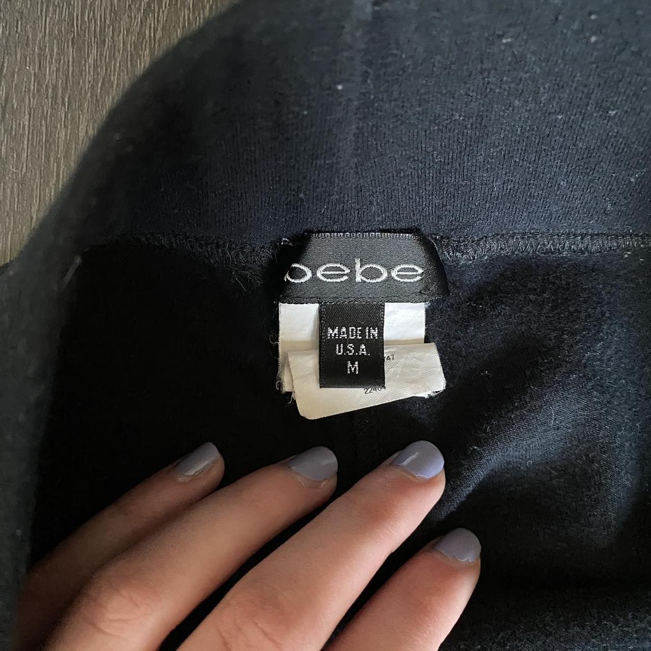 Bebe Women's Black Joggers-tracksuits | Depop