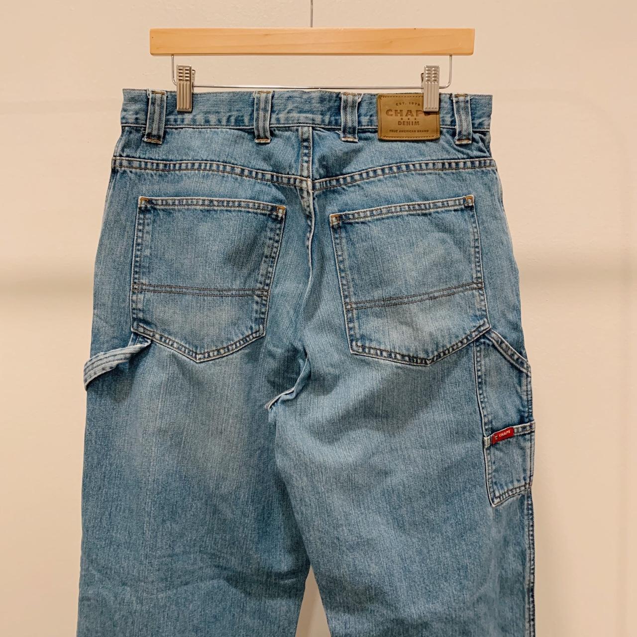 CHAPS Classic fit Blue Denim Jeans With side... - Depop