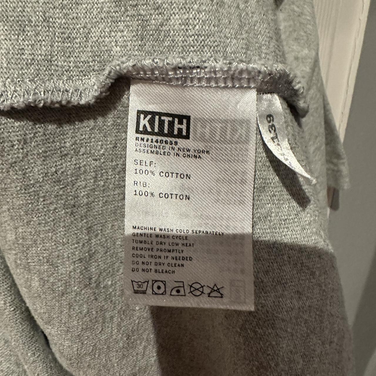 Grey kith box logo t shirt 9/10 condition - only... - Depop