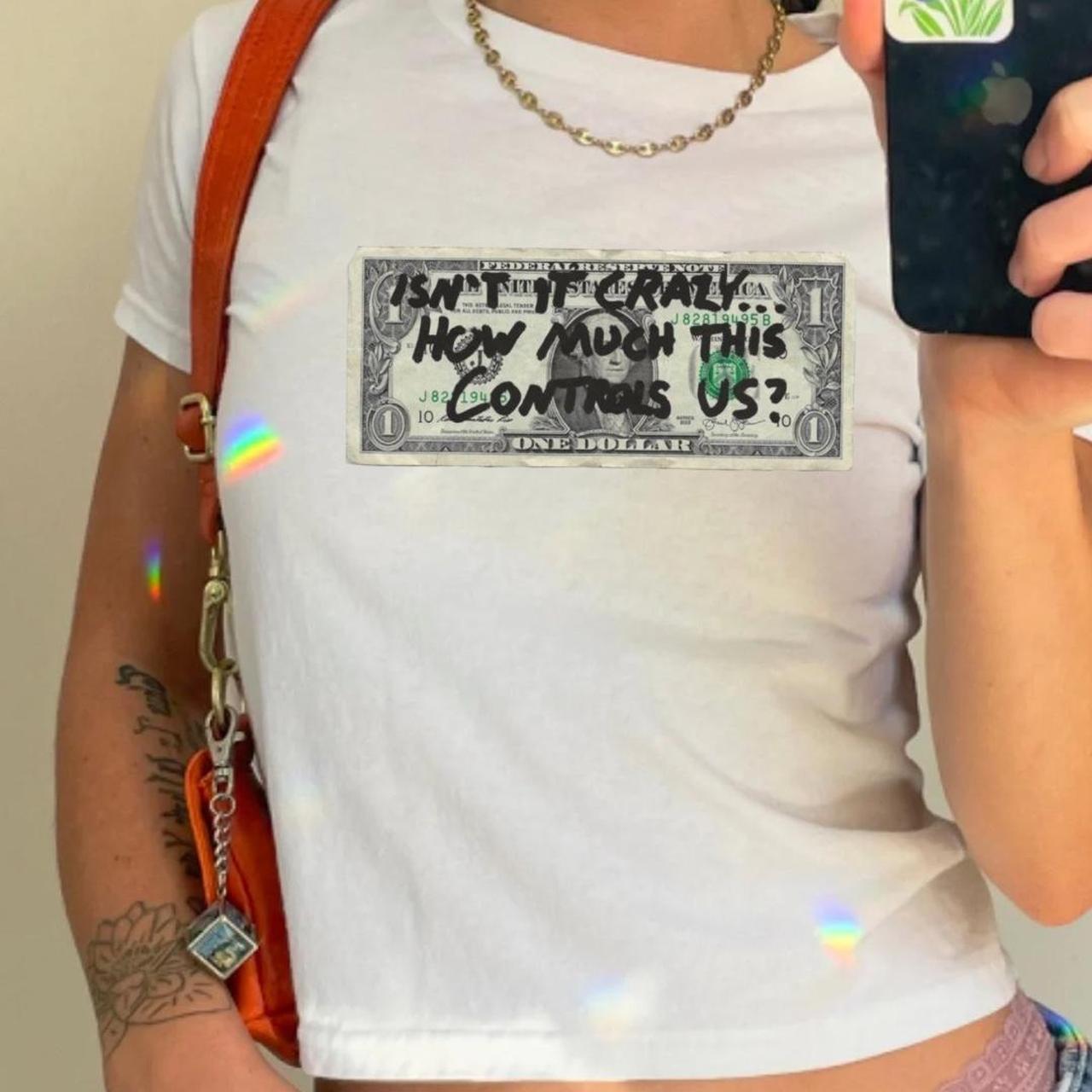 - vintage-inspired 90s graphic baby tee! - Gildan... | Depop