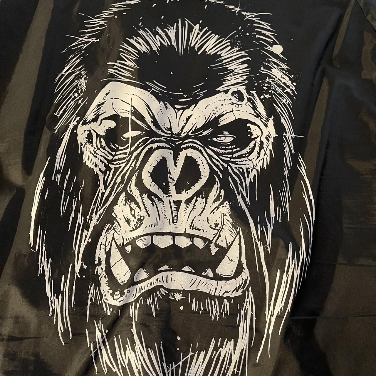 One of a kind Face your Maker windbreaker XXL. Back... | Depop