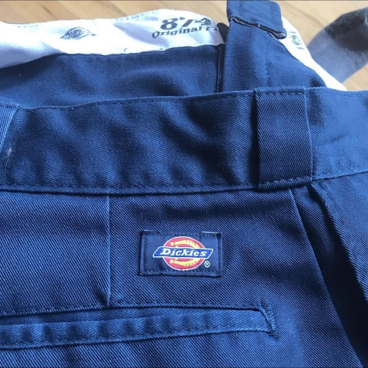 874 Original Fit Dickies Navy Blue Work Pants Size Depop