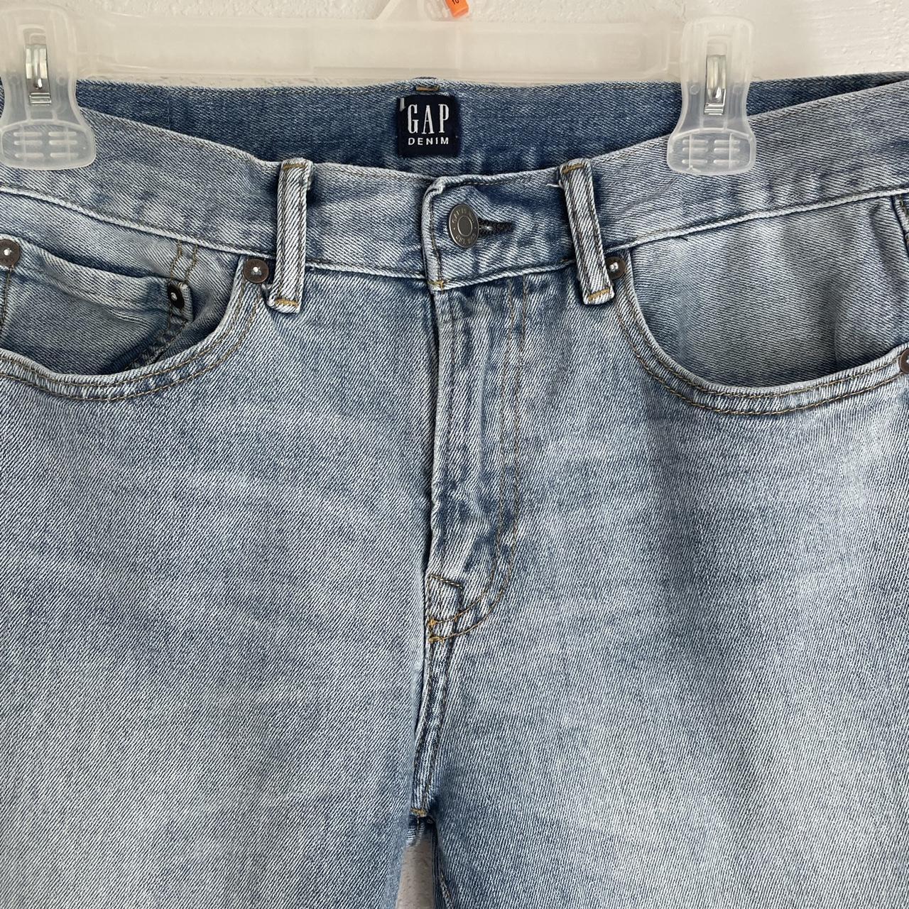 Men's sturdy pair of denim jeans Light wash,... - Depop