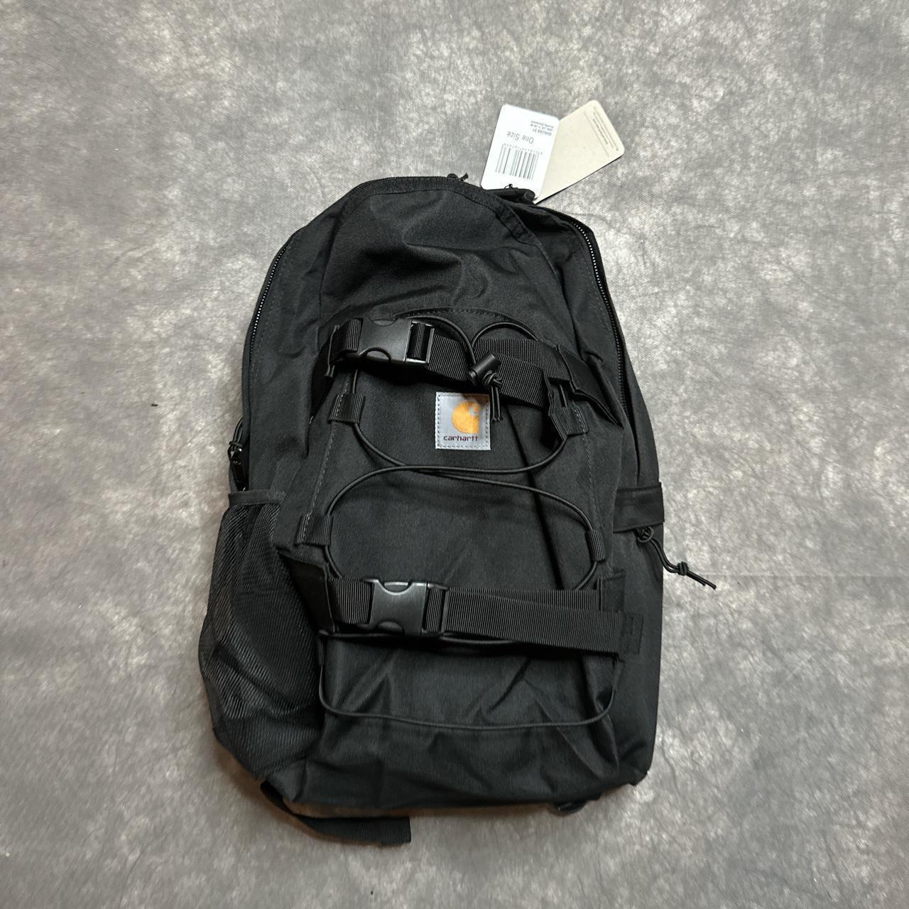 Carhartt WIP Black Kick flip Backpack Brand new and... - Depop