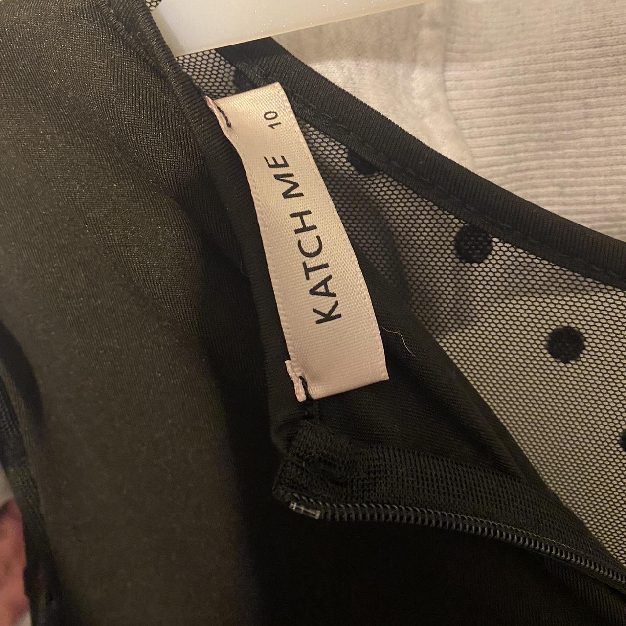 Katch me diamante mesh jumpsuit Size 10 Good condition - Depop