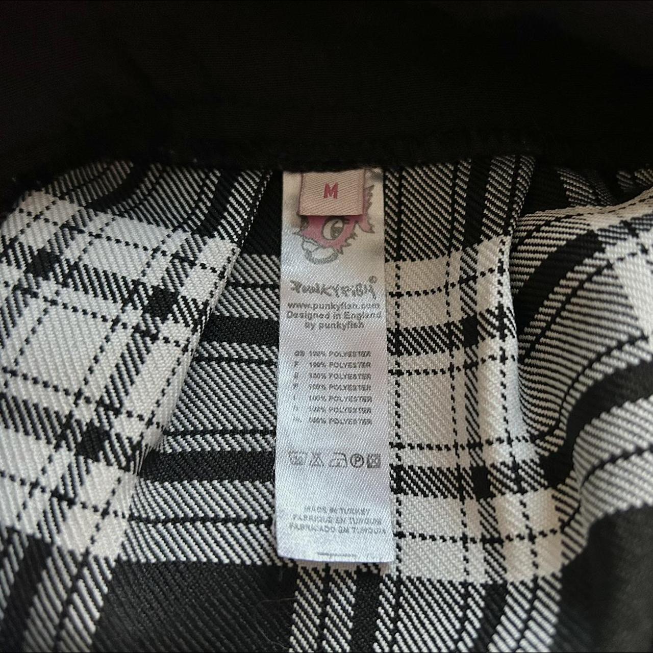 Vintage Punkyfish check micro mini skirt Y2k... - Depop
