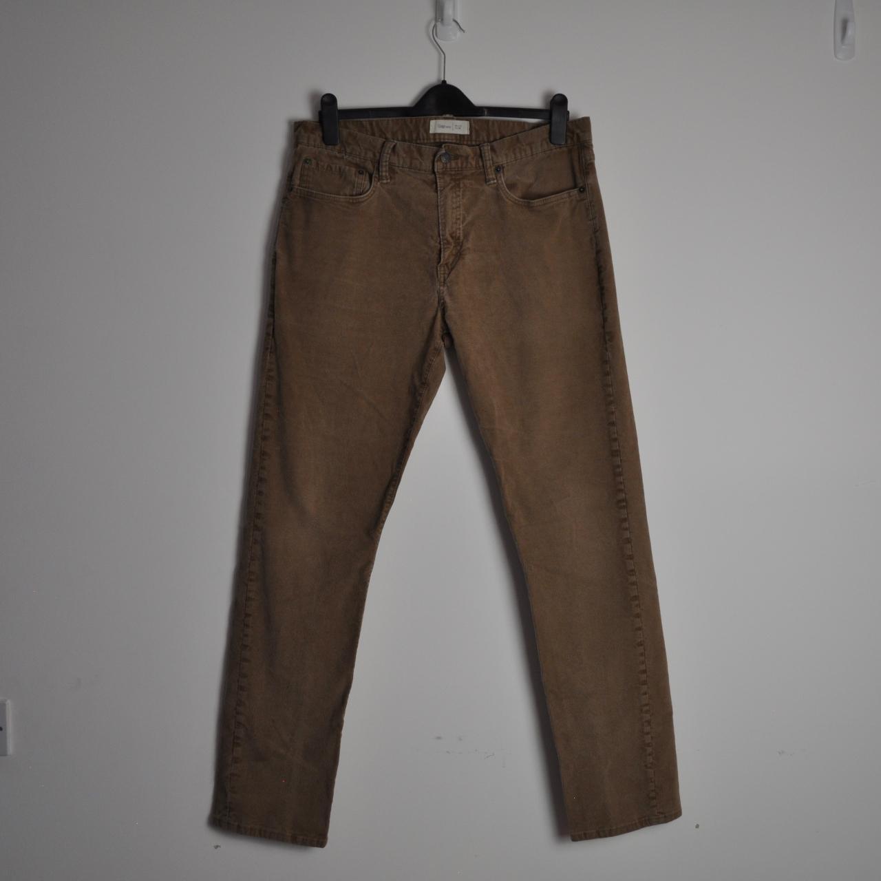 Gap Brown Corduroy Trousers - Depop