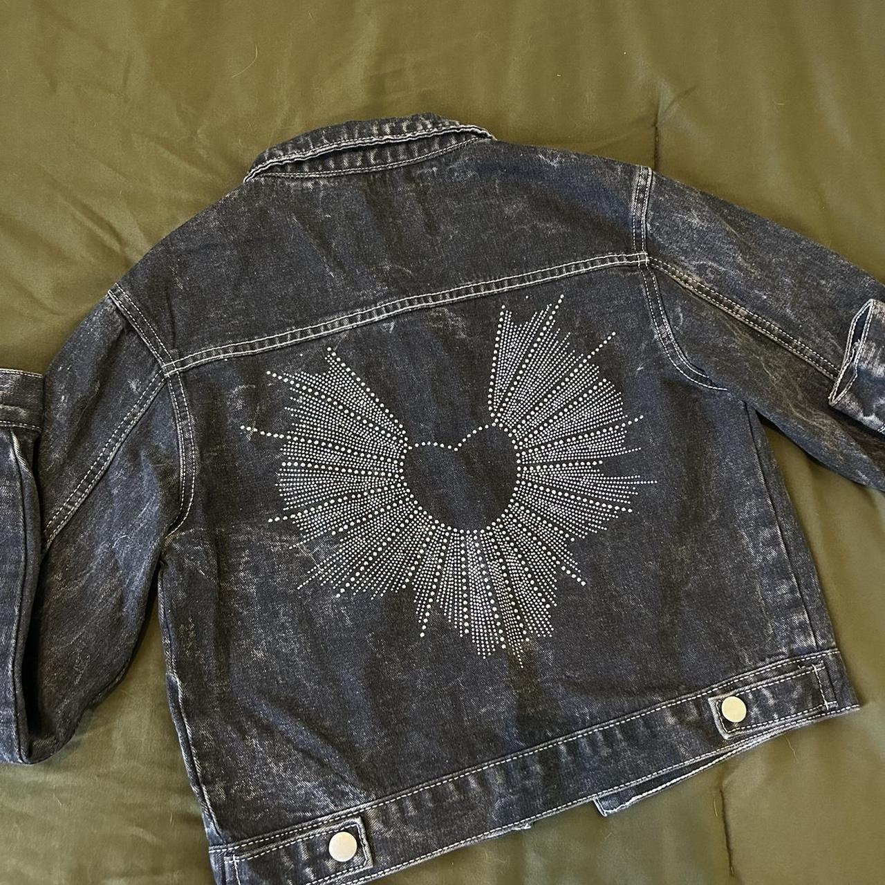 acid-washed denim jacket #acidwash #denim #80s -... - Depop