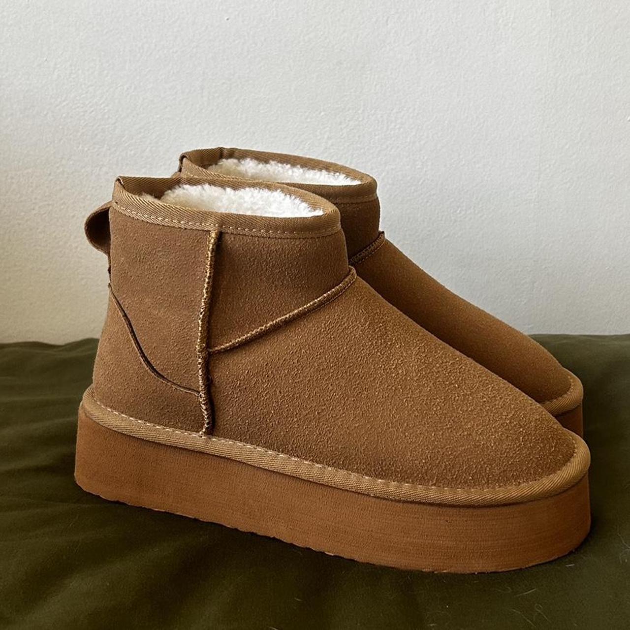 NEW off-brand ugg boots (size 7, but fits size 6... - Depop
