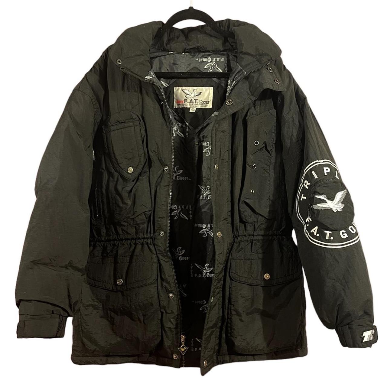 Vintage Triple F.A.T. Goose Down Puffer Parka... - Depop