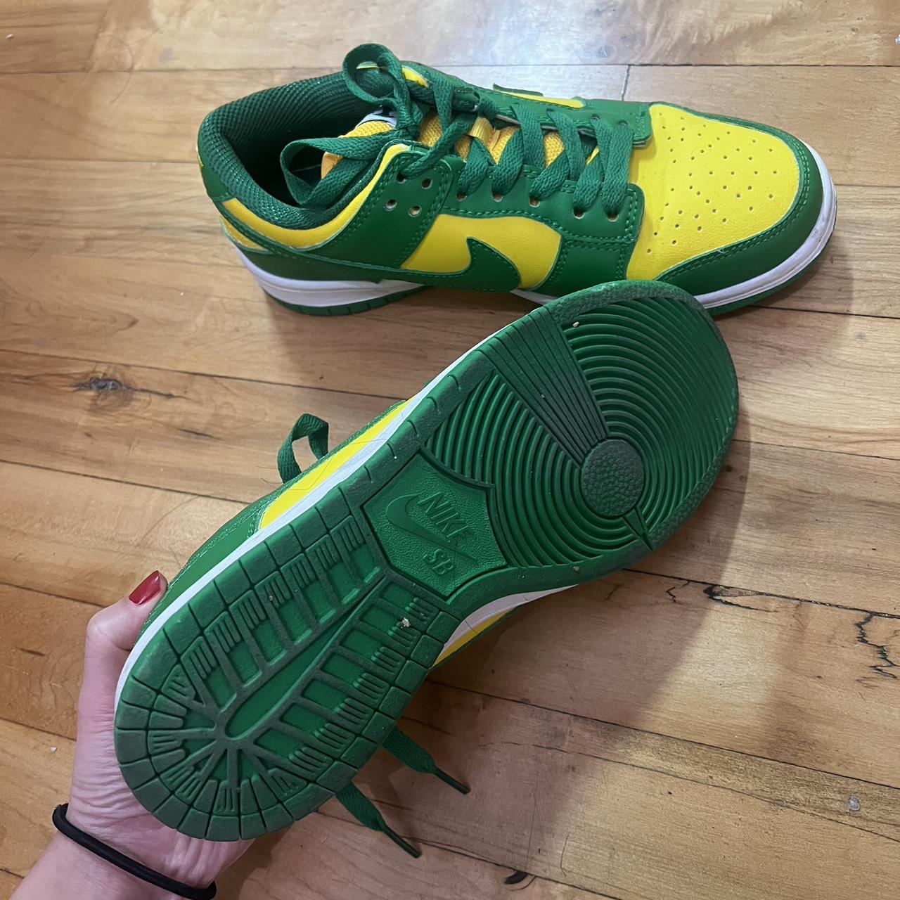 Nike Brazil dunks, women size 6 price ifykyk - Depop