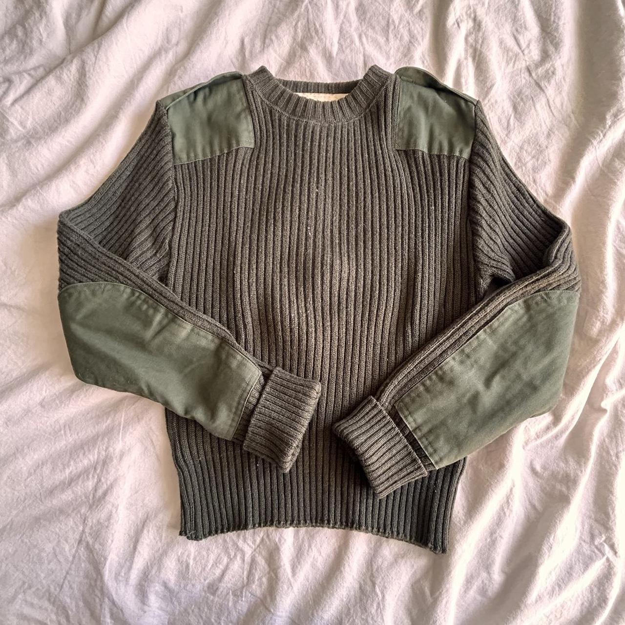 Military surplus commando sweater. Might be British... - Depop