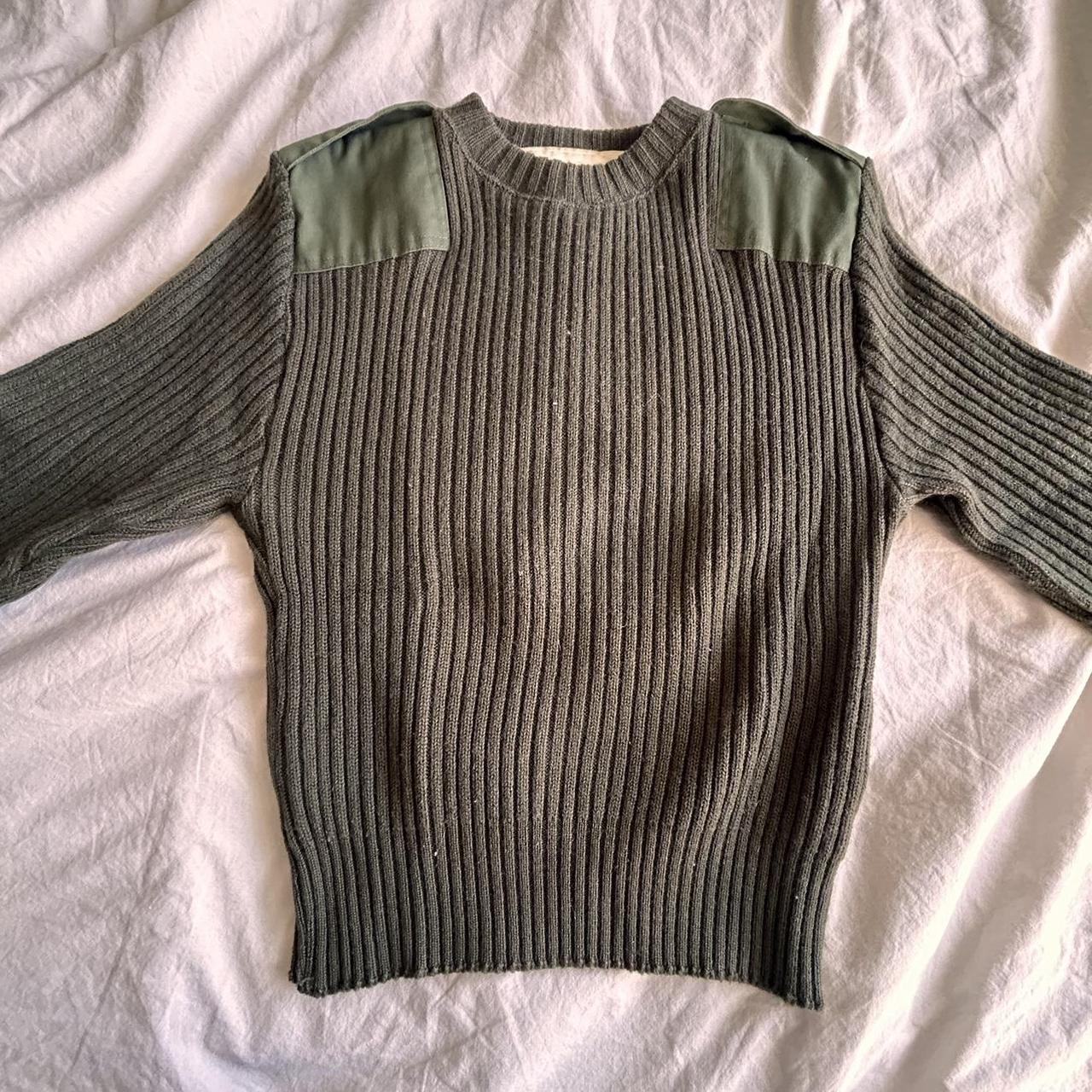 Military surplus commando sweater. Might be British... - Depop