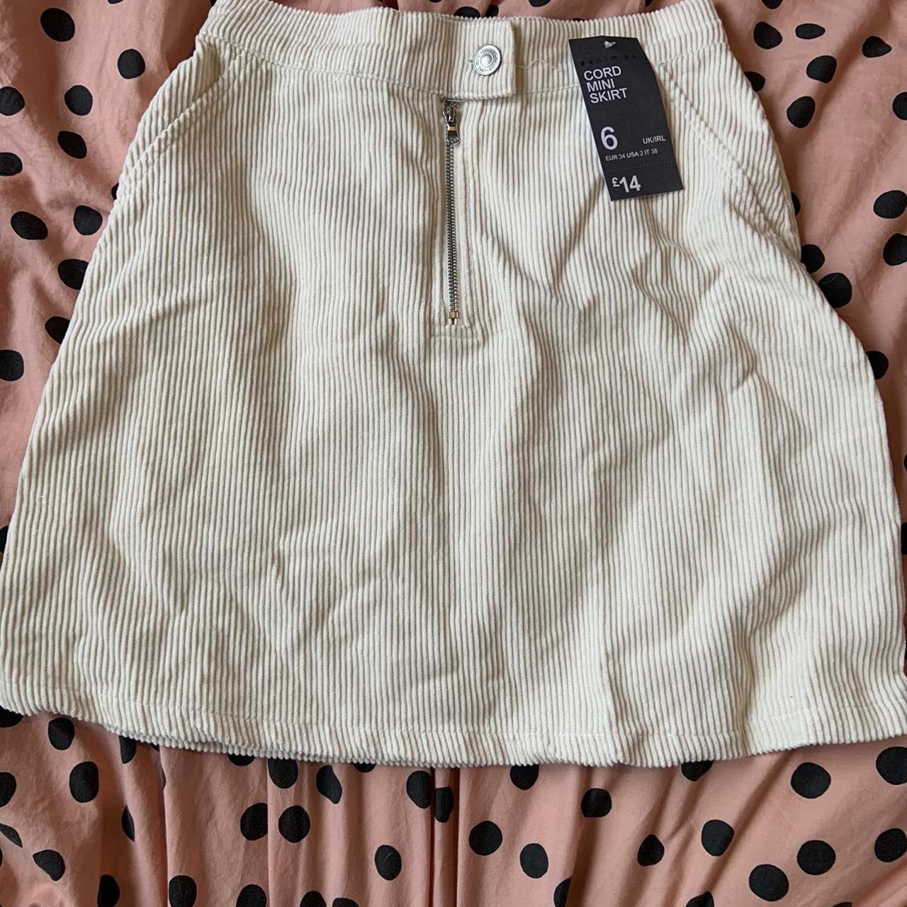 Primark cord mini skirt Brand new with labels size 6 - Depop