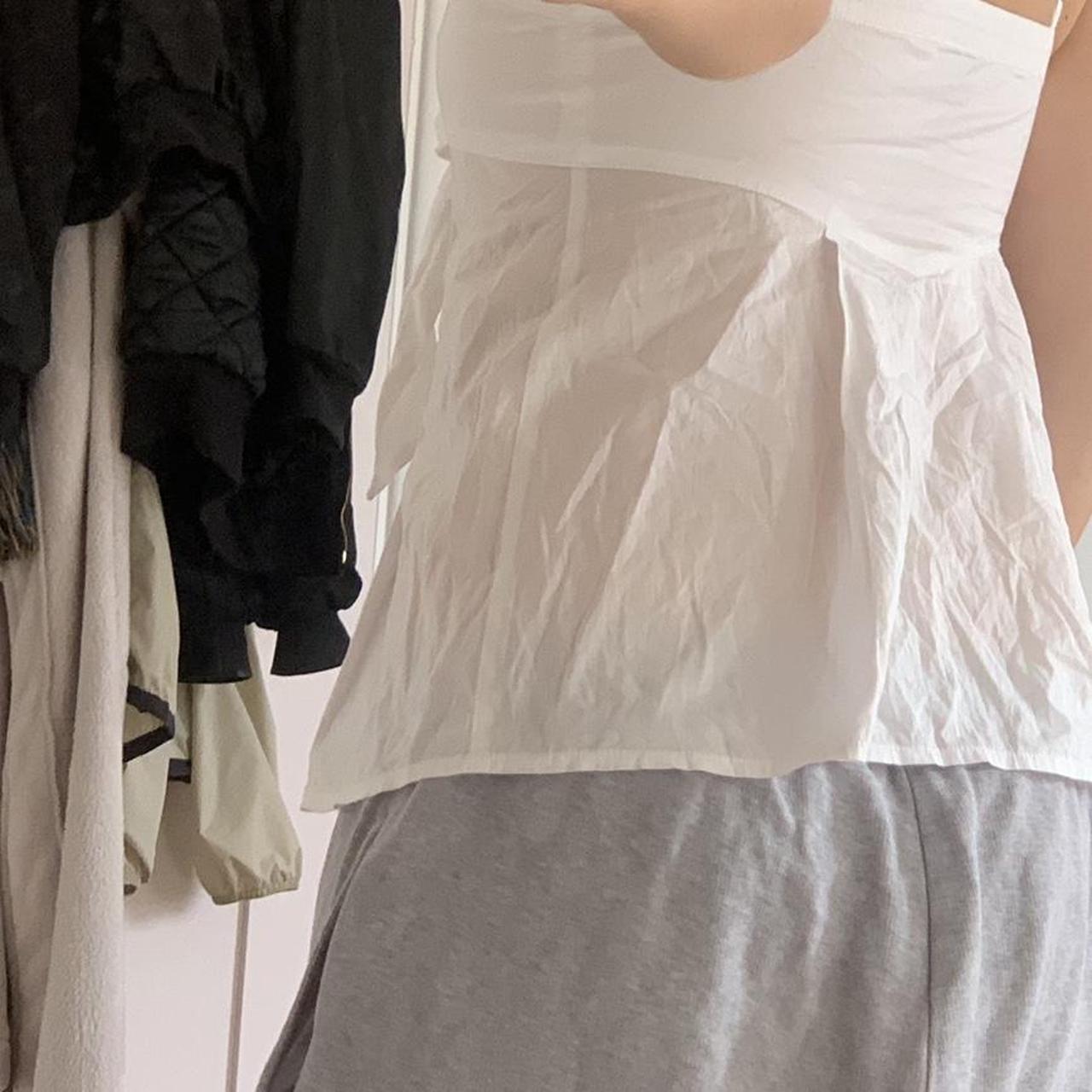 Super cute white flowy vest from Marc By Marc... - Depop