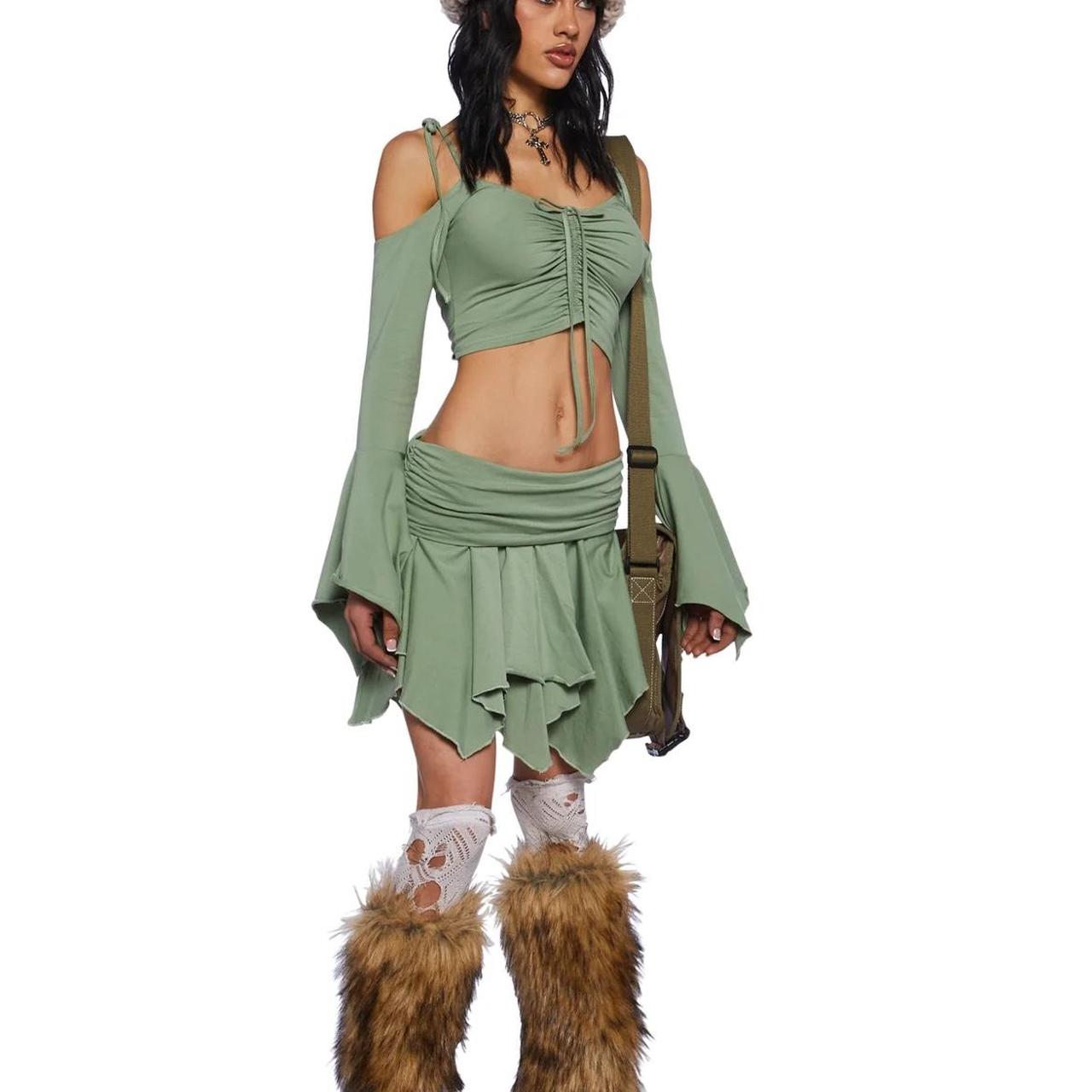 Green fairy set #dollskill #green #fairy #earthy ... | Depop