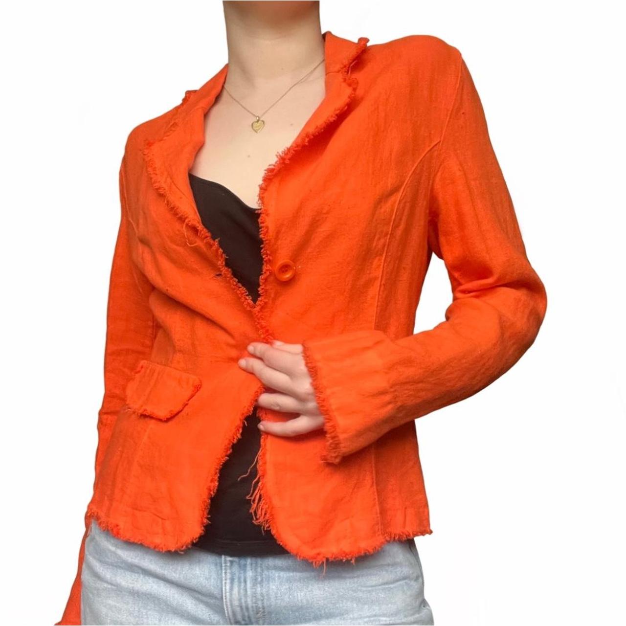 Women's Orange Jacket | Depop