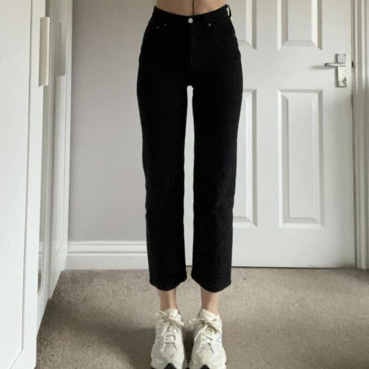 Levi’s rib cage straight jeans black Waist 24... - Depop