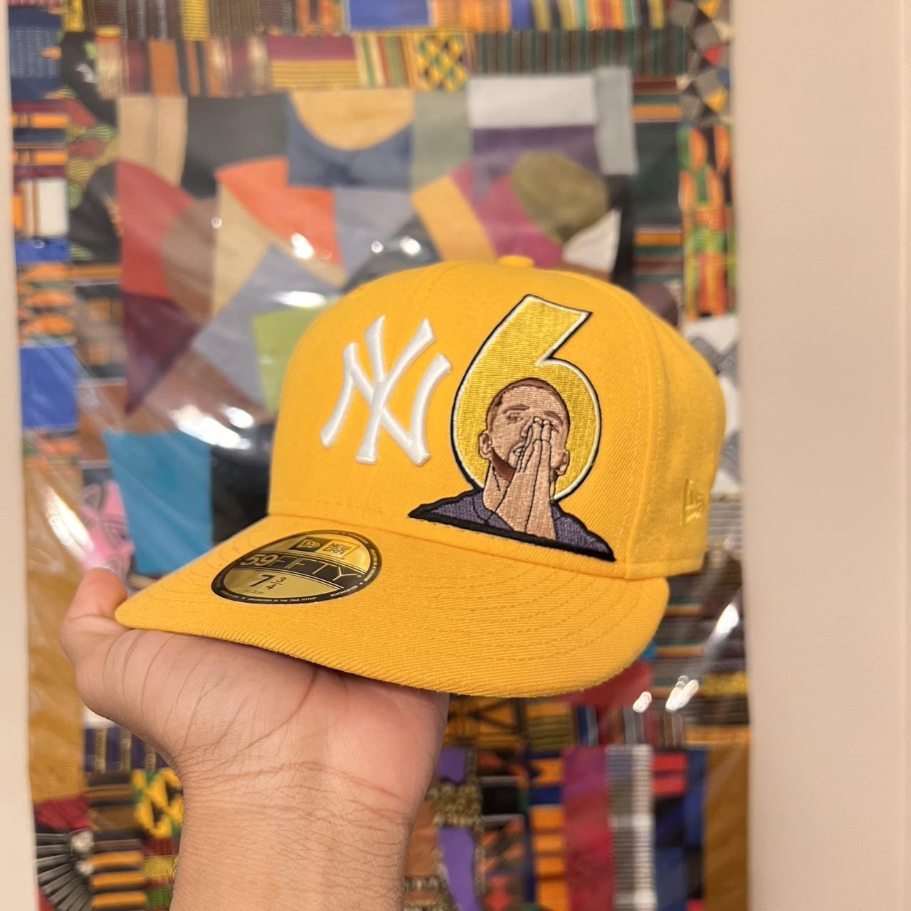 Custom Drake New Era New York Yankee Fitted... - Depop