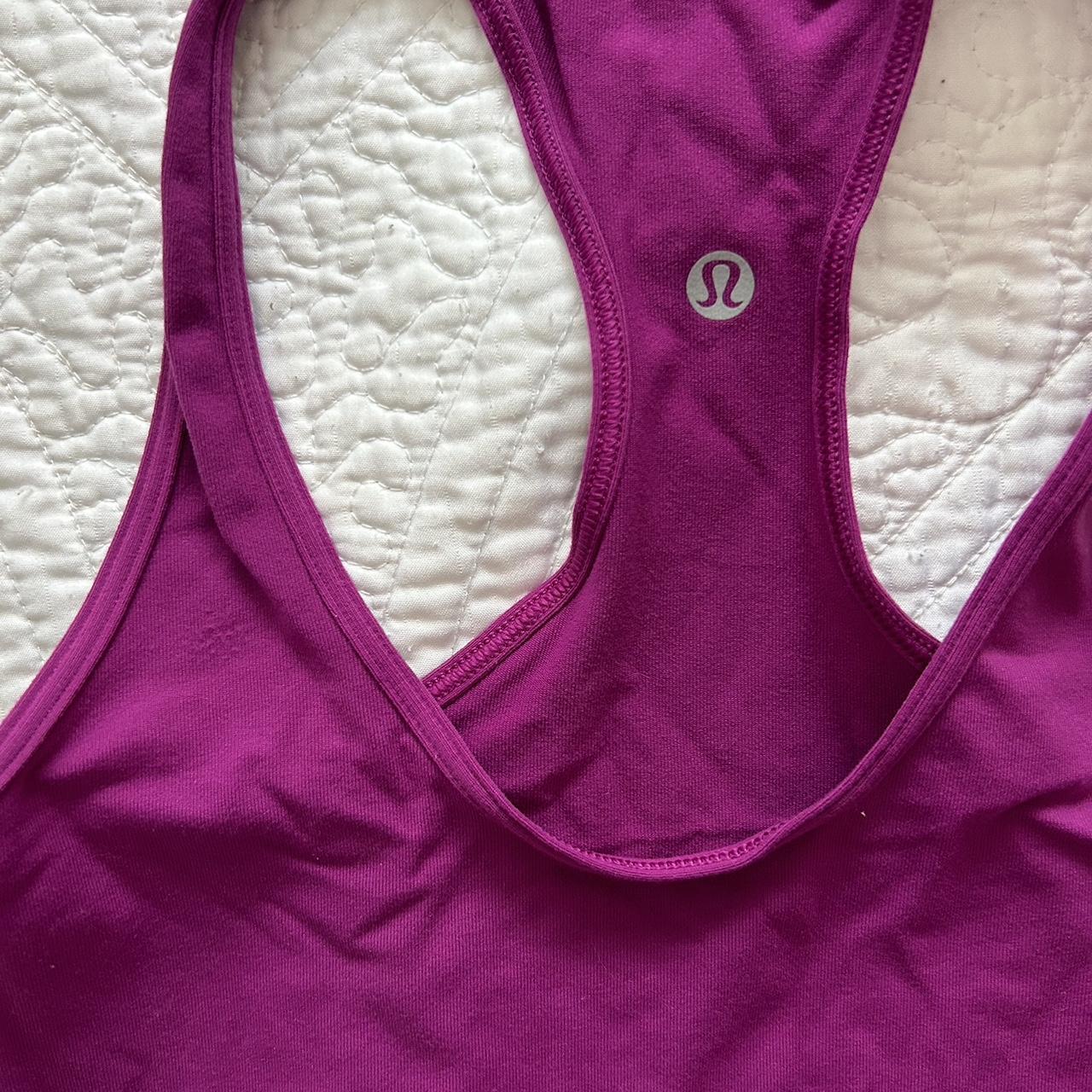 Magenta Pink Lululemon Workout Tank Align Material Depop