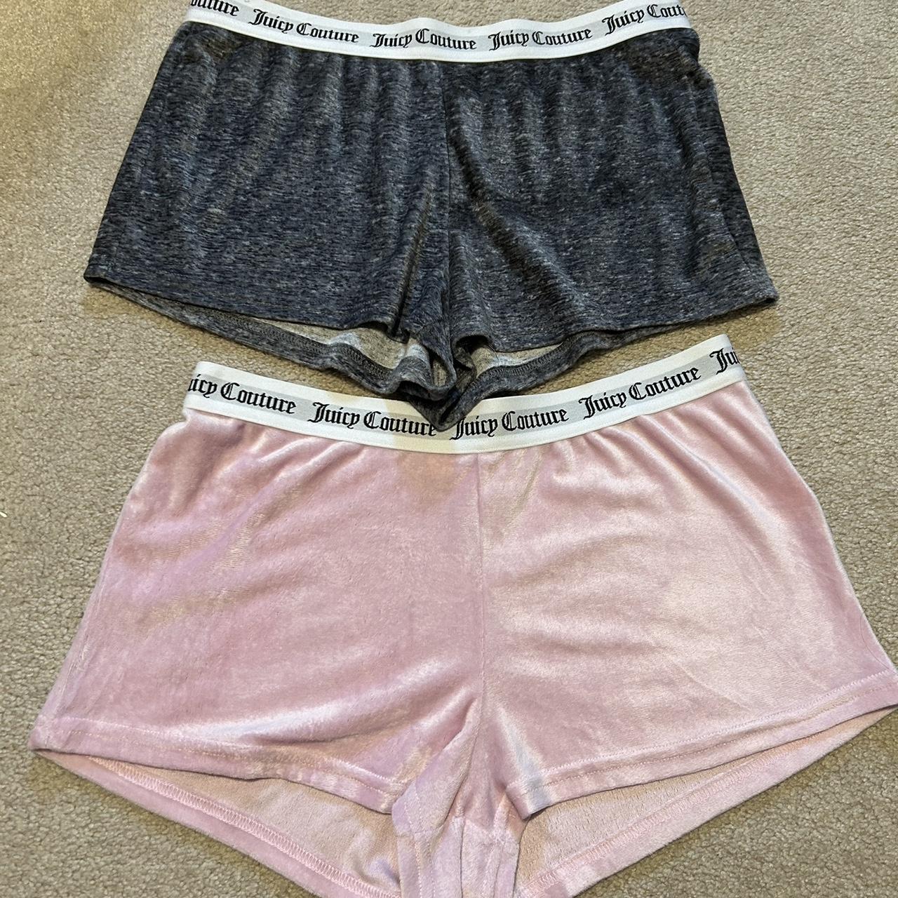 Juicy Couture Sleep Shorts Set of 2 Worn a couple... - Depop