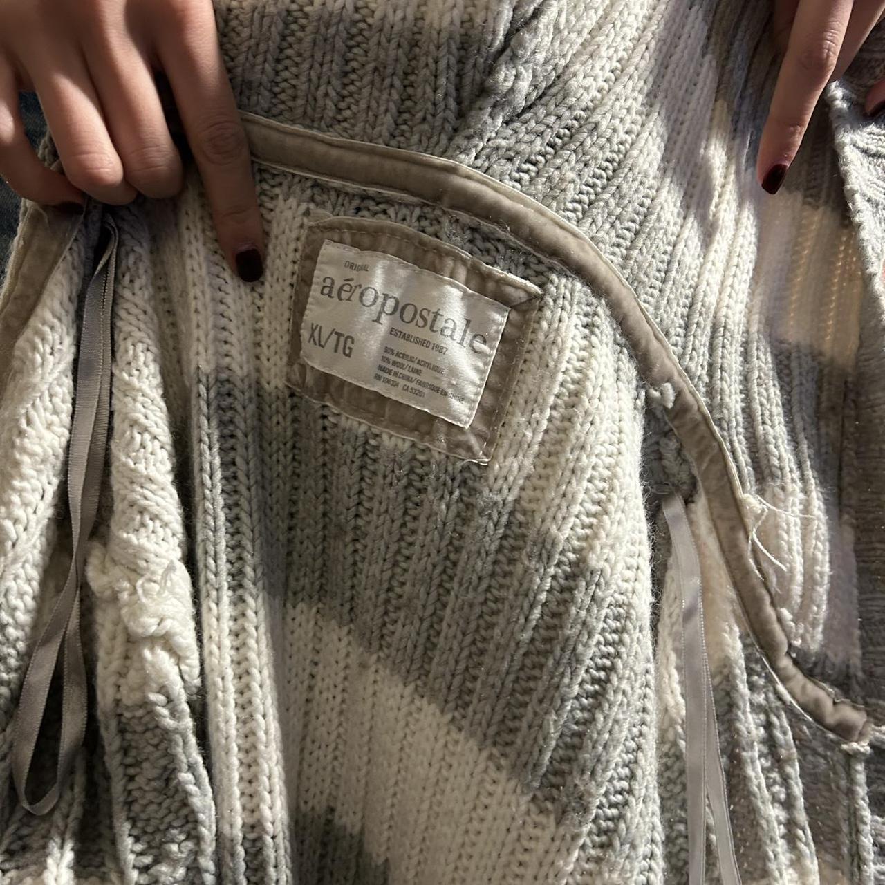 Absolutely precious and plush grey and white striped... | Depop