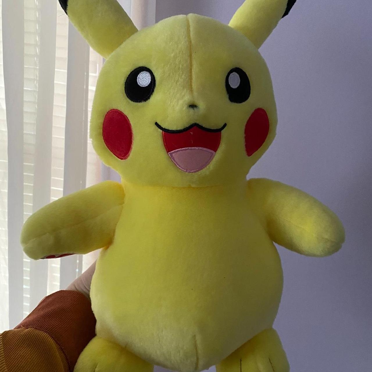 Soft and cuddly Pikachu Build a Bear plush! Has only... - Depop