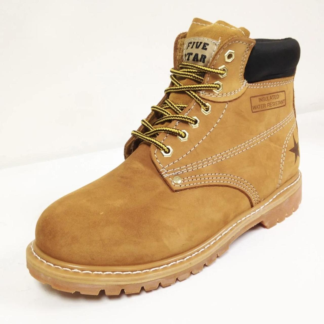 Steal toe Star Timberland style boots - multiple... | Depop