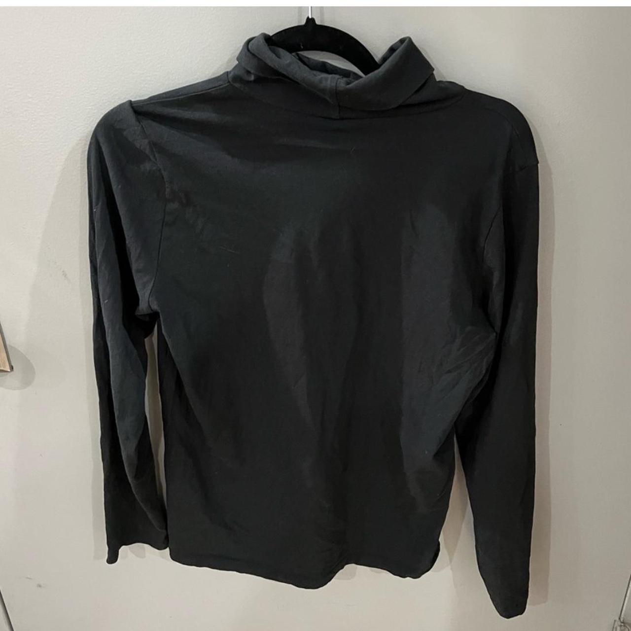 Black turtleneck from jcrew. Only worn once, too big... - Depop